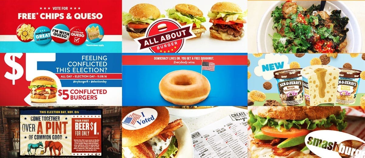 Guide to Tasty Election Freebies and Deals in DC Area / Nom Nom Boris
